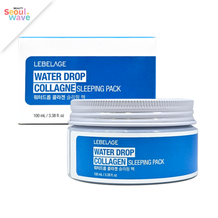 (พร้อมส่ง) LEBELAGE Water Drop Collagen Sleeping Pack ลีเบลเอจ วอเทอร์ ...
