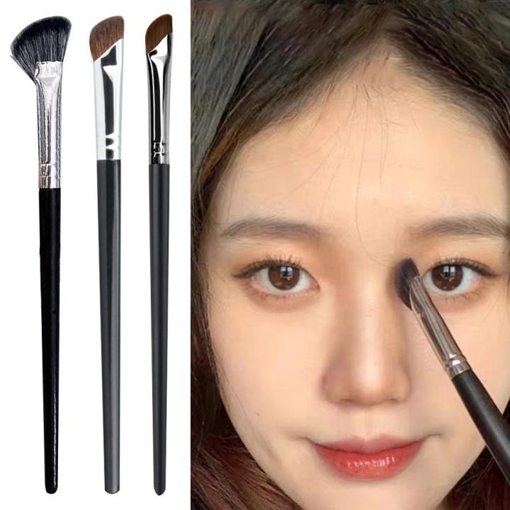 Half Fan-shaped Nose Shadow Brush Soft Portable Angled Contour ...