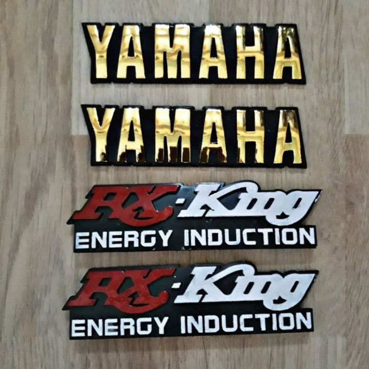 emblem tangki yamaha RX king set logo box aki rx king | Lazada Indonesia