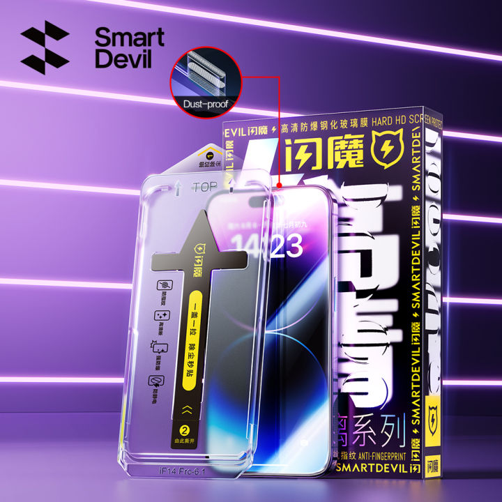 Smartdevil Corning Tempered miếng dán film thủy tinh Đối Với iPhone 16 Pro Max iPhone 14 Pro Max ...
