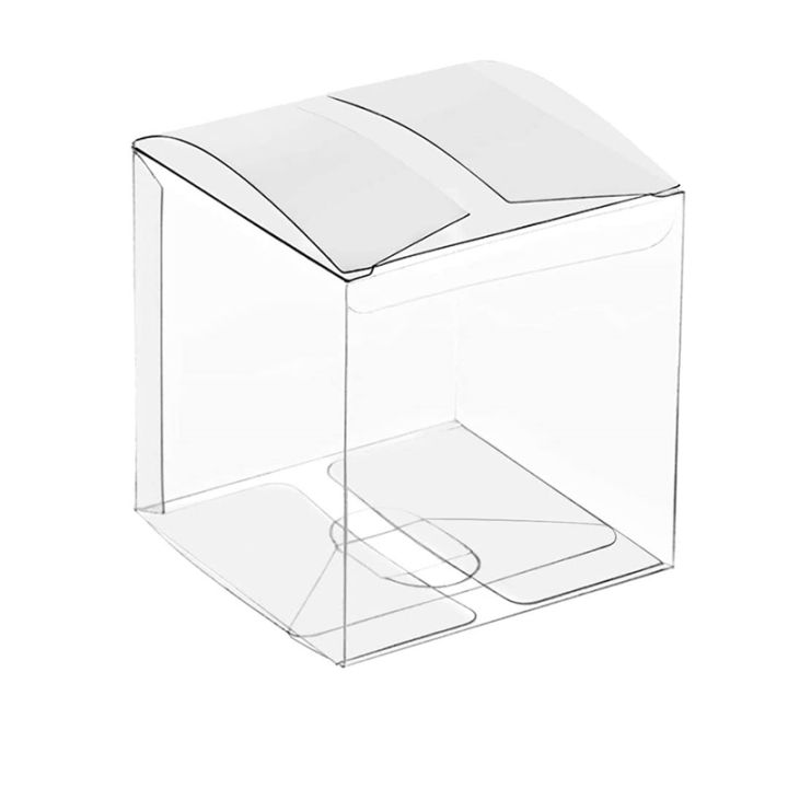 50Pcs Clear Plastic Boxes for Gifts Pvc Packing Box Gift Packaging ...
