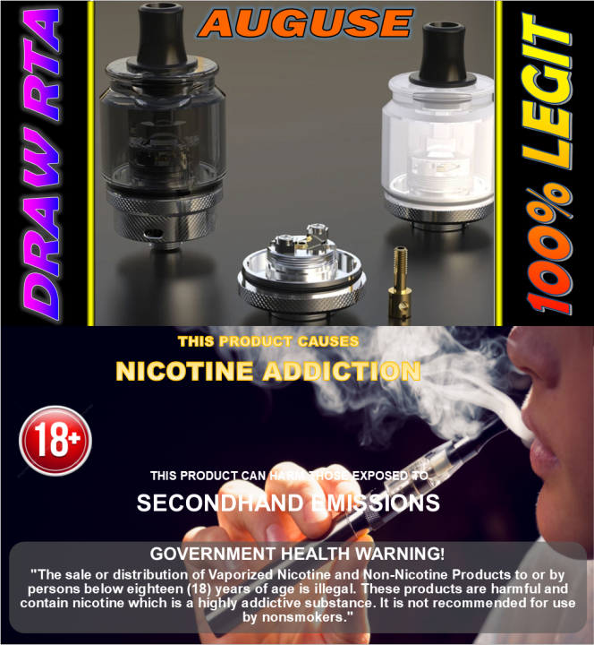 Auguse Draw RTA Pod for Drag S / Drag X 4.0ml | Lazada PH