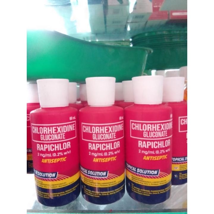 【COD/READY】 CHLORHEXIDINE GLUCONATE (RAPICHLOR) topical solution ...