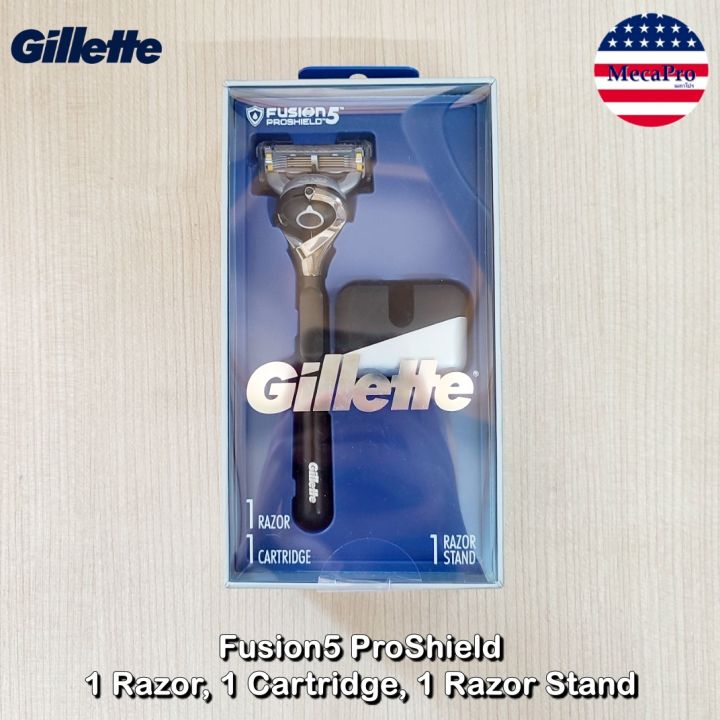 Gillette® Fusion5 ProShield 1 Razor, 1 Cartridge, 1 Razor Stand ยิลเลต ...