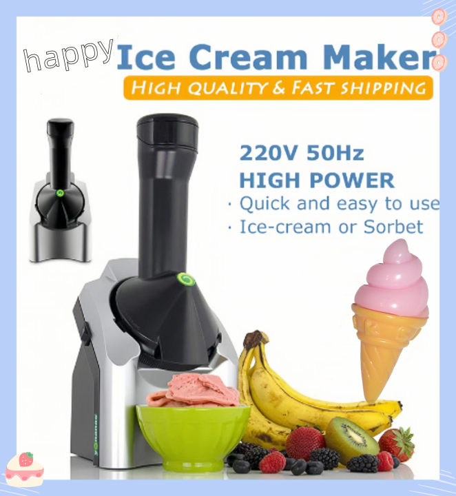 Home Healthy Frozen Dessert Maker Fruit Ice Cream Machine Children's ...