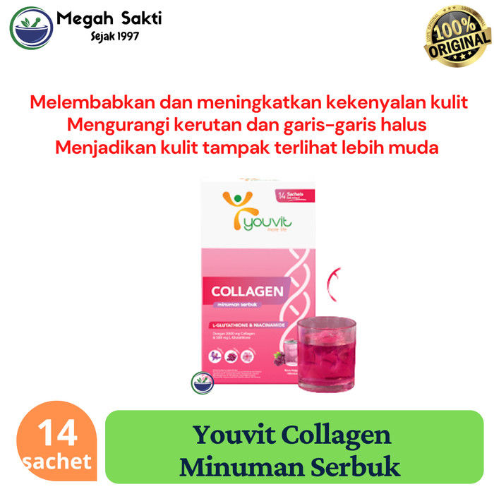 MTS - Youvit Collagen Drink dengan L-Glutathione & Niacinamide Anti ...
