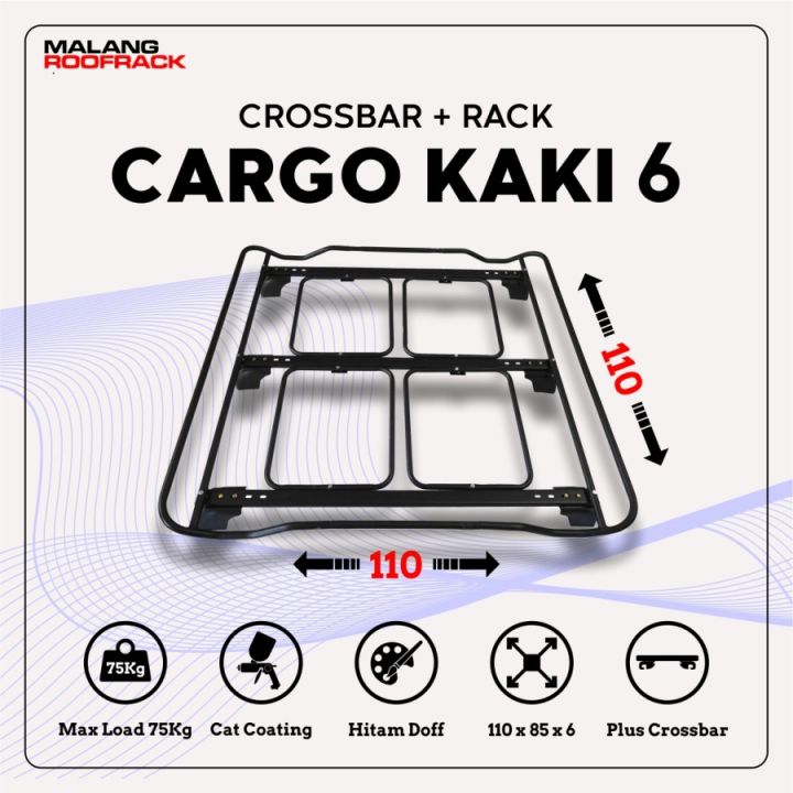 RoofRack Besi Kokoh Kuat Rak Mobil Cargo AllNew Pajero Fortuner ...