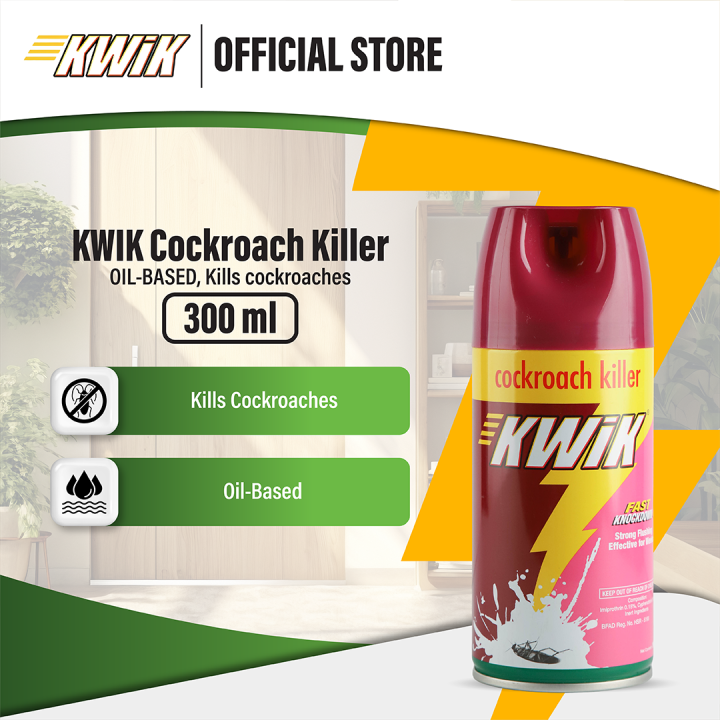 KWiK Cockroach Killer (Oil-Based) 300ml | Lazada PH