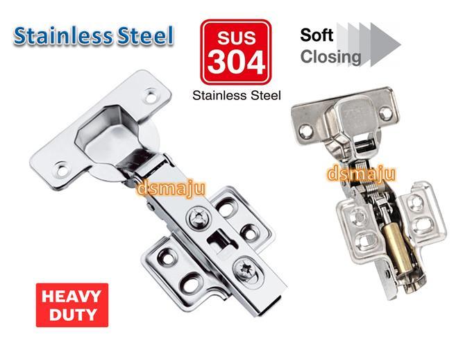 DSMAJU SUS 304 Stainless Steel Heavy Duty Furniture Door Hinges Closet ...