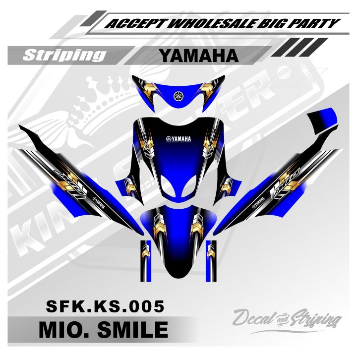 Striping Decal Full Body Yamaha MIO SMILE - Sticker Striping Variasi ...