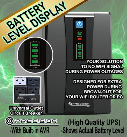 PRECISION 650va UPS with LED Indicator | Lazada PH