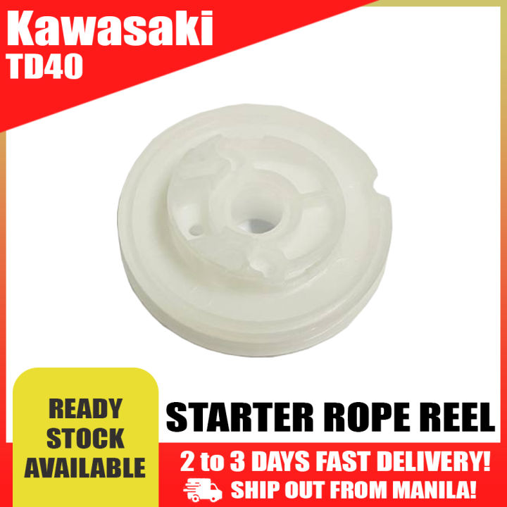Kawasaki Grass Cutter TD40 Starter Rope Reel Rope Rotor Original Spare ...