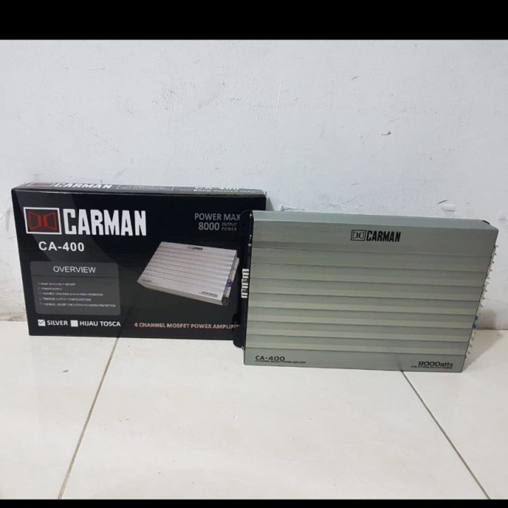 Power Amplifier Mobil Carman CA 400 8000watt 4channel | Lazada Indonesia