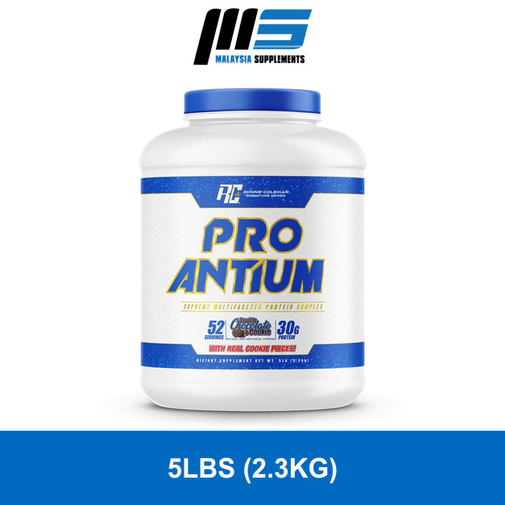 Ronnie Coleman Pro-Antium Whey Protein, 5lbs | BCAA, EAA, Creatine, Lean Muscle Support, Multi ...