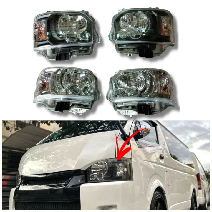 Toyota Hiace GL Grandia 2014 - 2020 SGL Headlight Upgrade | Lazada PH