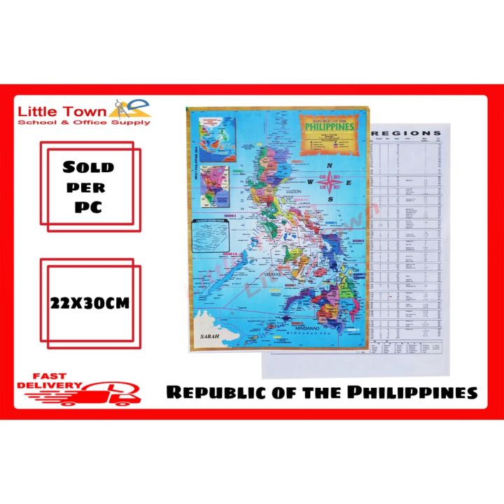 Chart Map Republic of the Philippines | Lazada PH