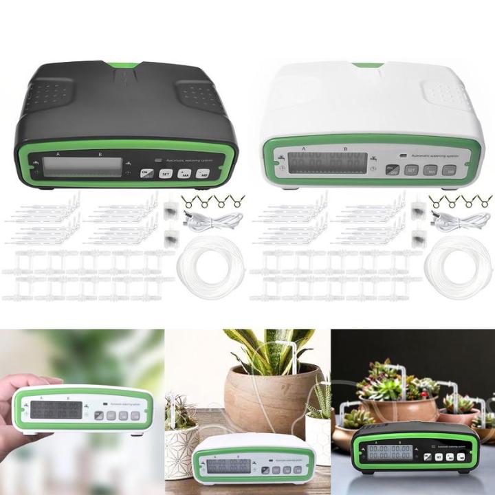 Dual Pumps Auto Drip Irrigation Kit Smart Plant Watering Device Kit ...