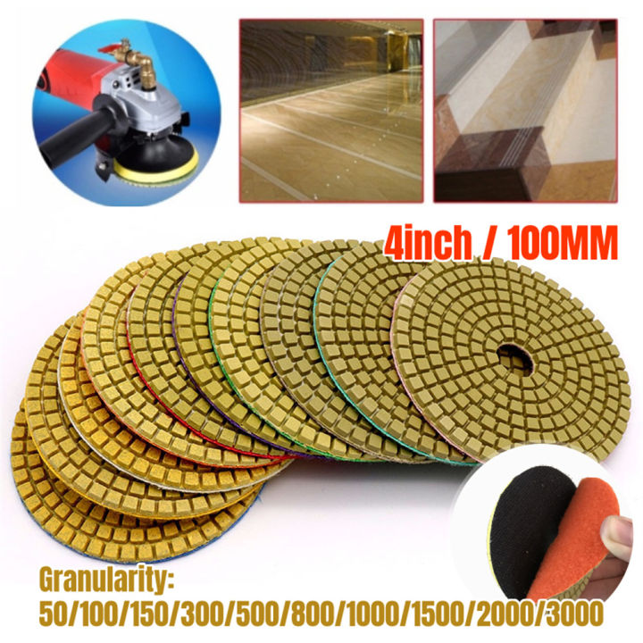 4inch 100mm Sanding Grinding Disc Diamond Polishing Pad For Granite ...