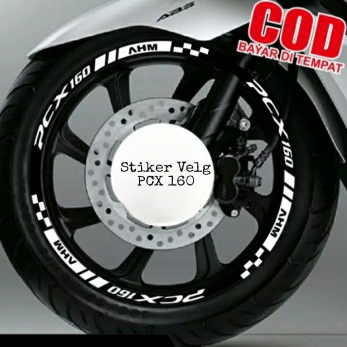 Stiker Velg PCX 160 Stiker Pelek PCX 160 Menyala | Lazada Indonesia