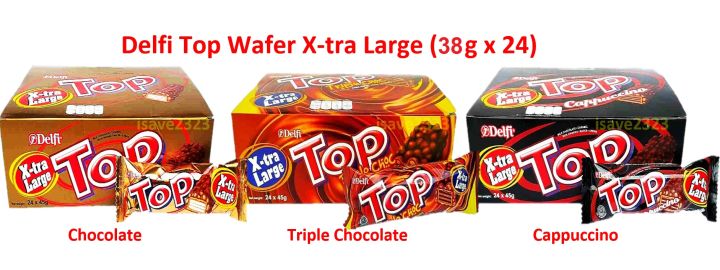 BUY AT YOUR OWN RISK [HALAL] Delfi Top Wafer X-tra Large (38g x 24 ...