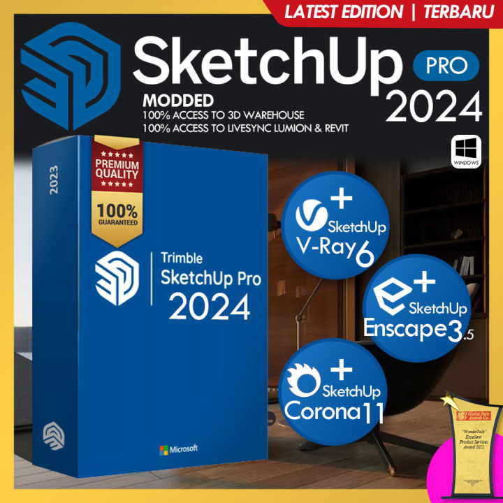 NEW!! Trimble SketchUp Pro 2024 + Video Guides Latest Version ...