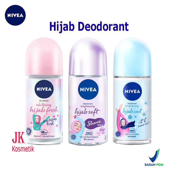 Nivea Deodorant Hijab Roll On Fresh Cool Soft | Lazada Indonesia