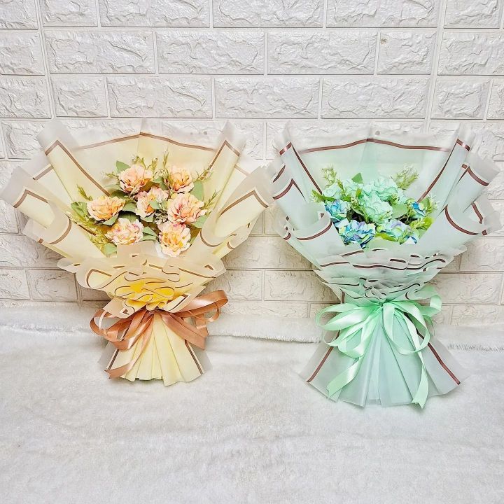 Bucket Bunga berkualitas untuk Wisuda , Penikahan dan Kado | Lazada ...