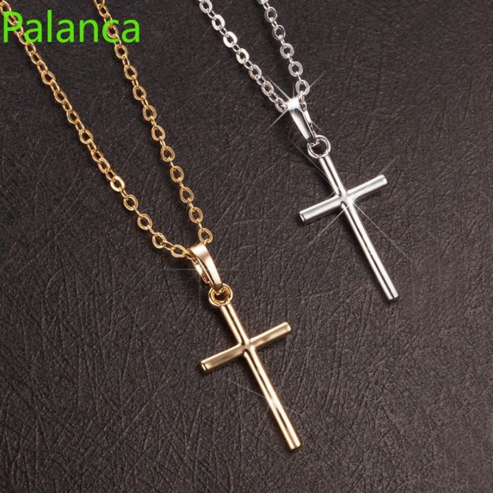 Titanium Steel Cross Pendant Necklace For Women And Men | Lazada PH