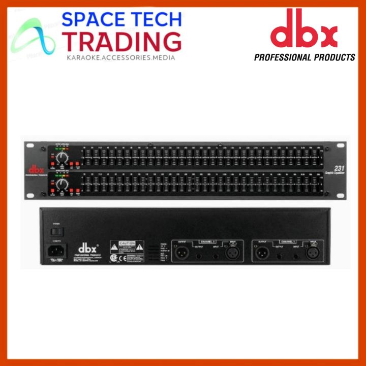 Dbx 231 Dual Channel 31-Band Graphic Equalizer | Lazada PH