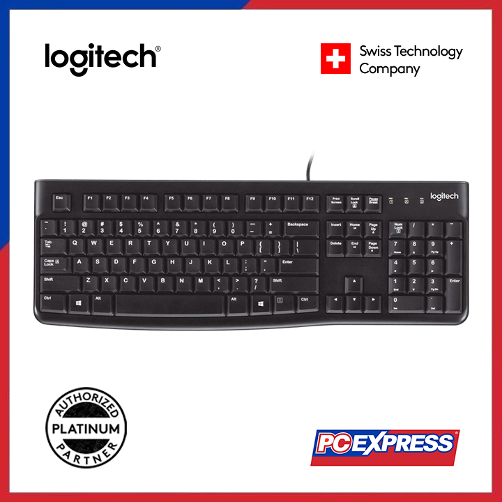 Logitech K120 Corded Keyboard | Wired | Caps lock indicator light | Num ...
