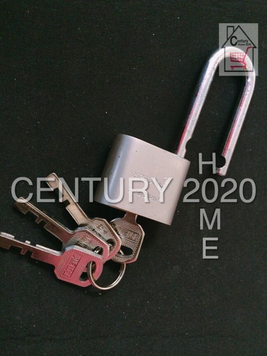 RICHDOOR Padlock Long Head Laminated Pad Lock Heavy Duty Brass Lock ...