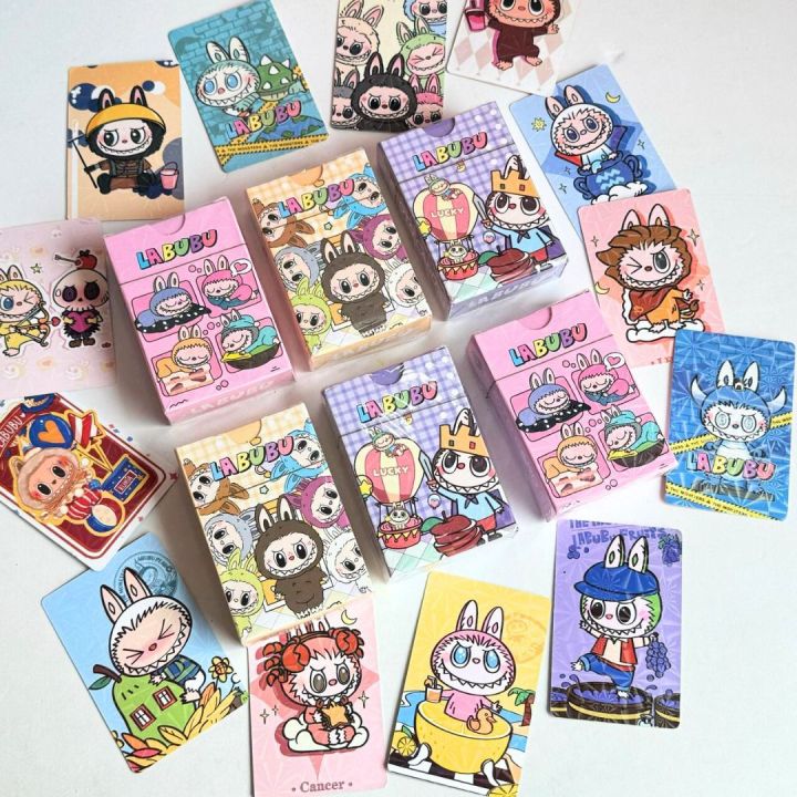 CUTE LABUBU PHOTO CARD SET kartu foto karakter lucu cfc | Lazada Indonesia