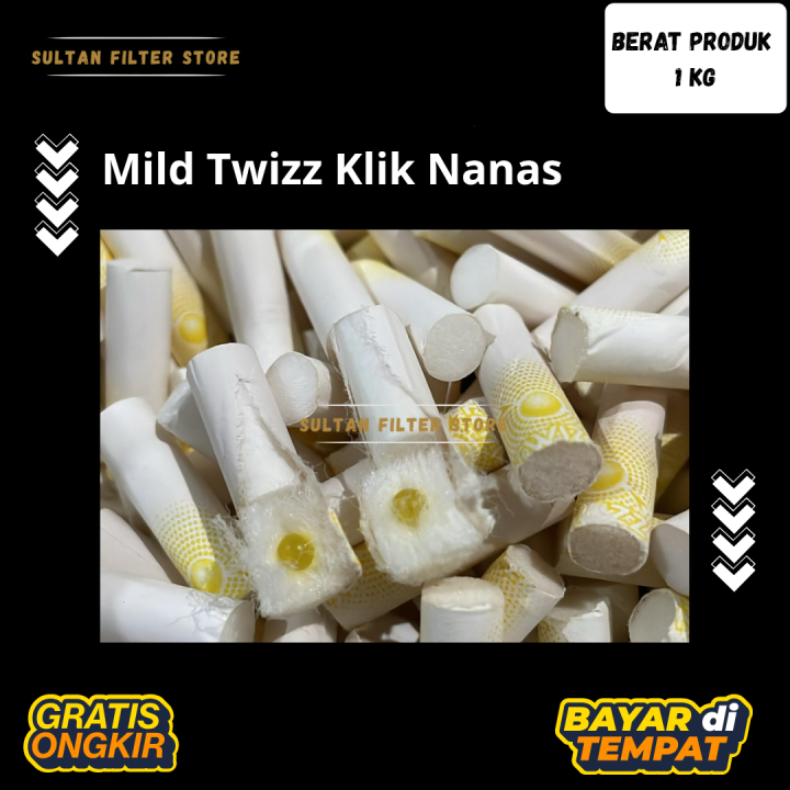 Busa Filter Gabus Mild Twizz Klik Nanas 1 KG | Lazada Indonesia