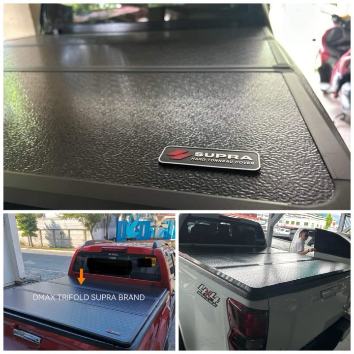 Isuzu DMAX D-MAX 2020 - 2024 Supra Trifold Hard Tonneau Cover | Lazada PH
