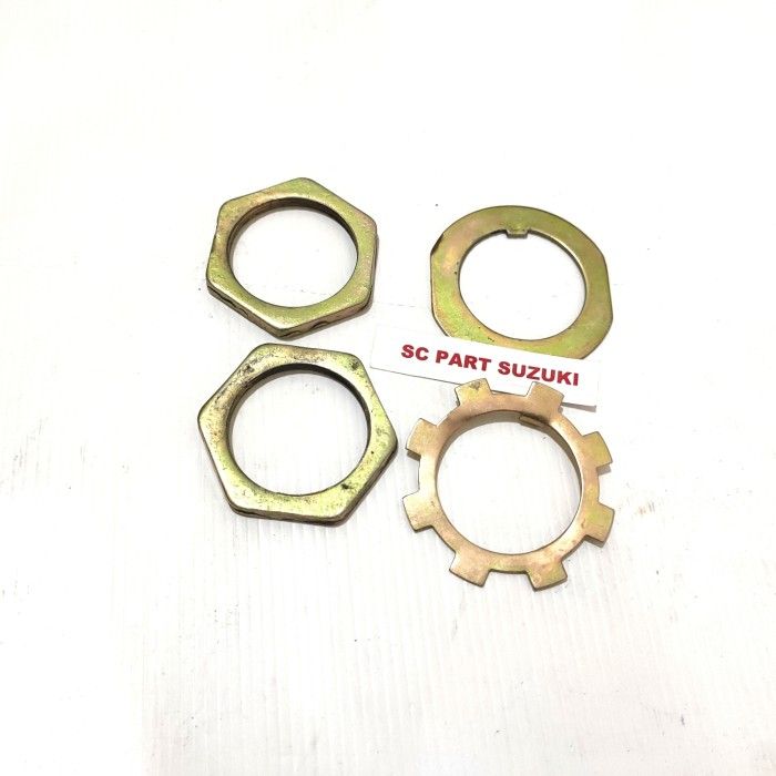 MUR NUT LOCK WASHER SET BEARING RODA DEPAN SUZUKI JIMNY KATANA ...