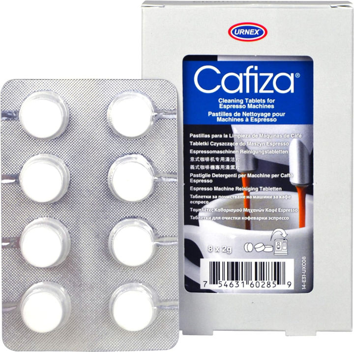 Urnex Cafiza Espresso Machine Cleaning Tablets 8 Count (Pack of 1) | Lazada