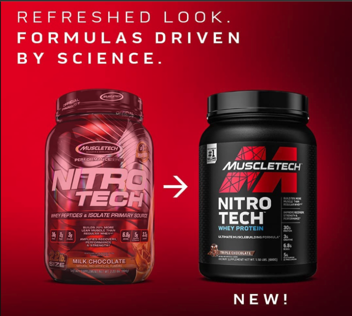 Muscletech Nitrotech Pro Performance Series 4 lbs Whey Protein ...