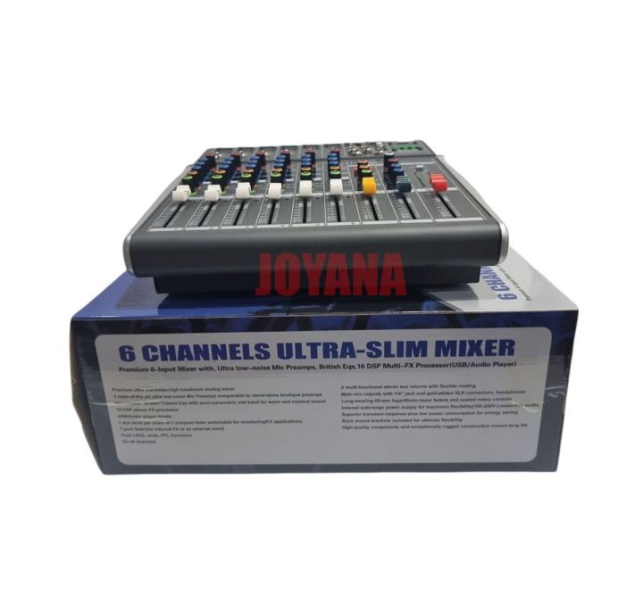 ORIGINAL TRIDENT MIXER MS-610FX 6 CHANNELS | Lazada PH