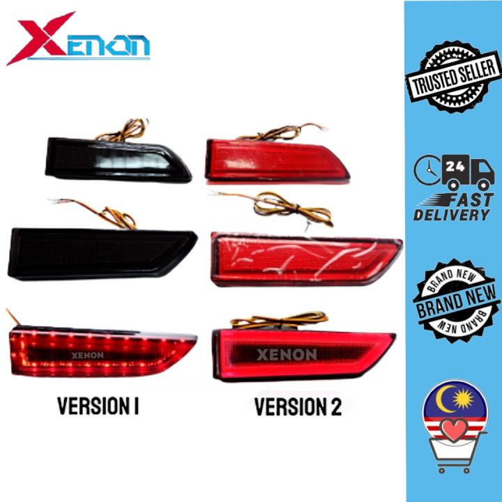 (YCL-393) Proton persona / exora / satria rear bumper reflector lamp ...