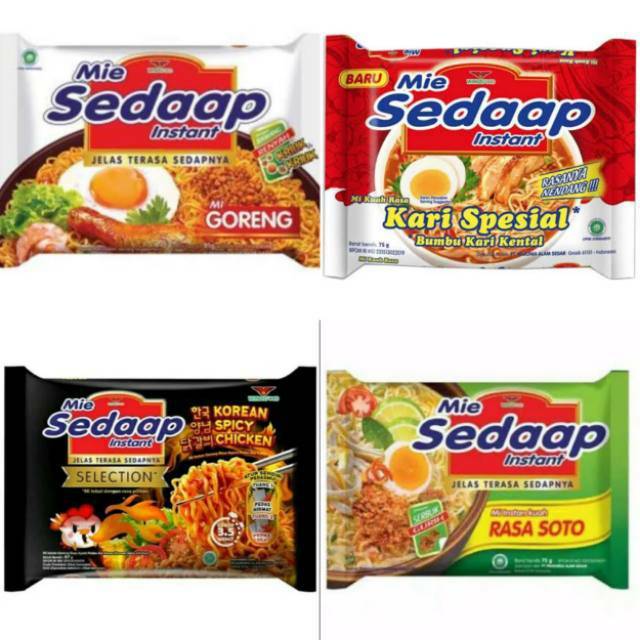 Mie Sedap goreng varian soto kare spesial korea indomie sedaap varian ...
