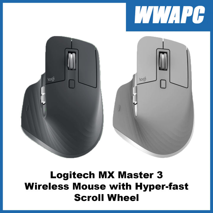 Logitech MX Master 3 Wireless Mouse with Hyper-fast Scroll Wheel | Lazada