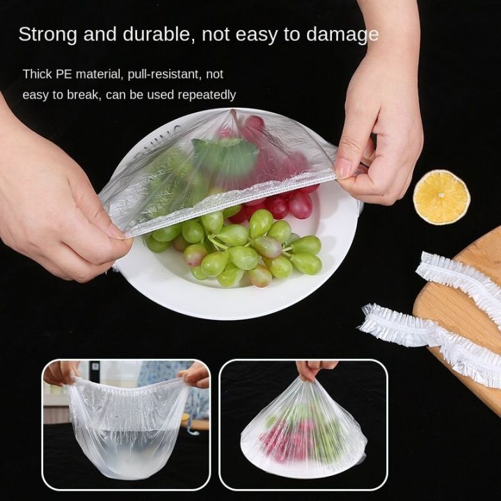 Disposable Plastic Wrap Set 100 pcs Freshness Protection Package ...