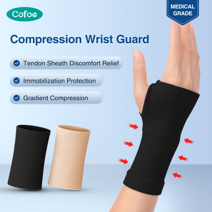 Cofoe Wrist Brace Support Hand Compression Therapy Thumb Guard Tenosynovitis Fixation Wristbands ...