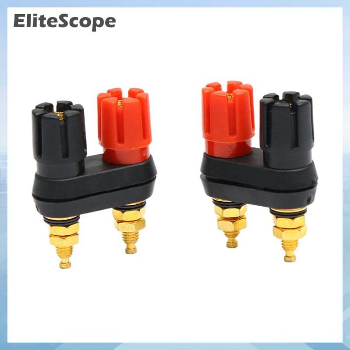 EliteScope Speaker Banana Plug Terminal Connector Banana Socket Dual ...