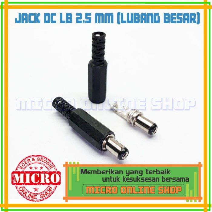 PAKET 5 PCS Jack Power DC 5.5 mm Male LB 5 PCS / Colokan DC / Konektor ...