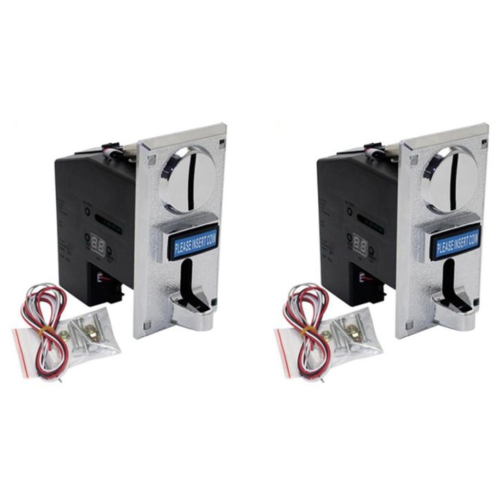 2X Programable Plastic Multi Coin Acceptor Electronic Roll Down Coin ...