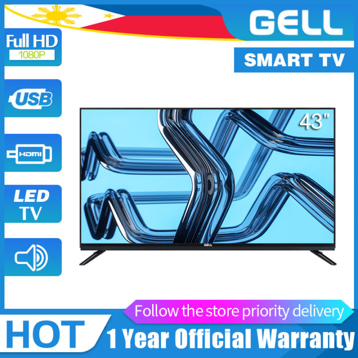 GELL TV 43 inches smart led tv Android TV 43 inch smart tv flat screen ...
