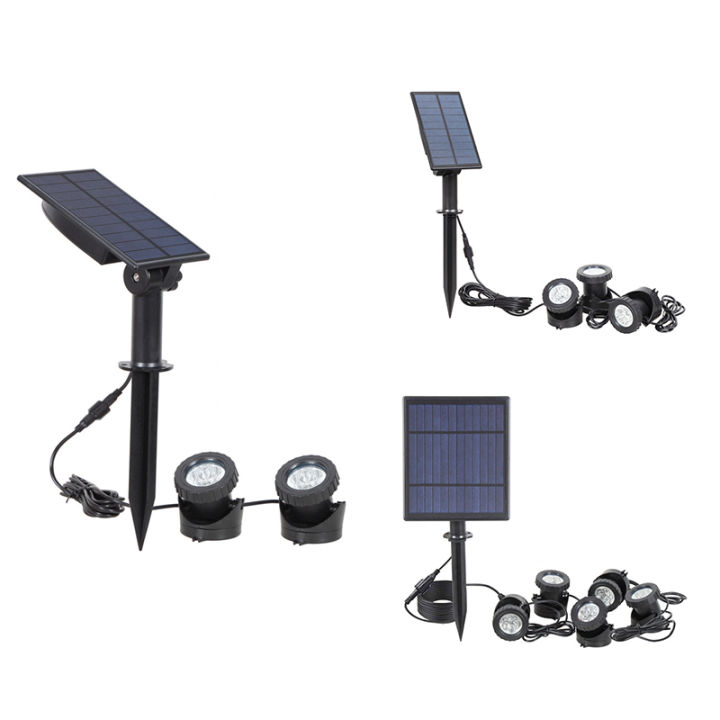 Solar Spotlights Landscape Color Lights Low Voltage Outdoor Solar ...