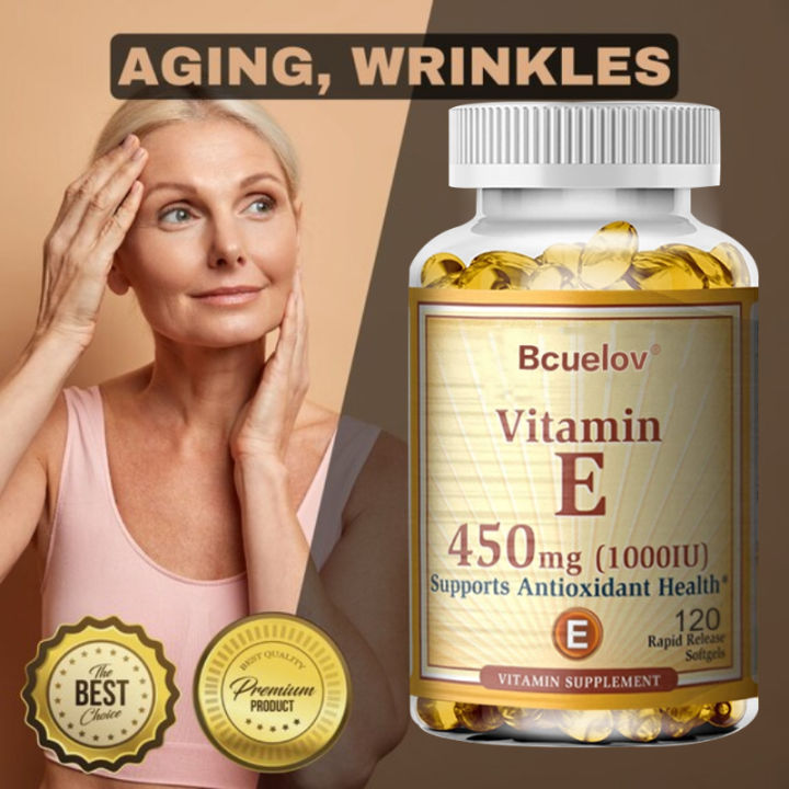 Vitamin E-450mg Anti-aging Vitamin Skin Care To Remove Dark Circles To ...