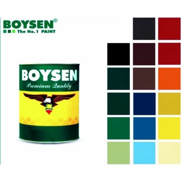 BOYSEN QDE (QUICK DRYING ENAMEL) PINTURA PANG KAHOY O BAKAL 14 LITER OR ...